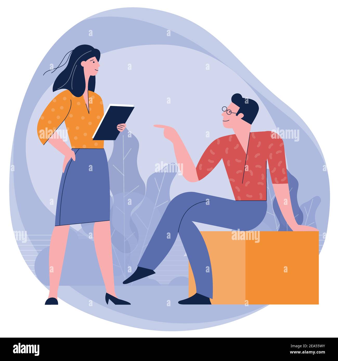 Open discussion Stock Vector Images - Alamy