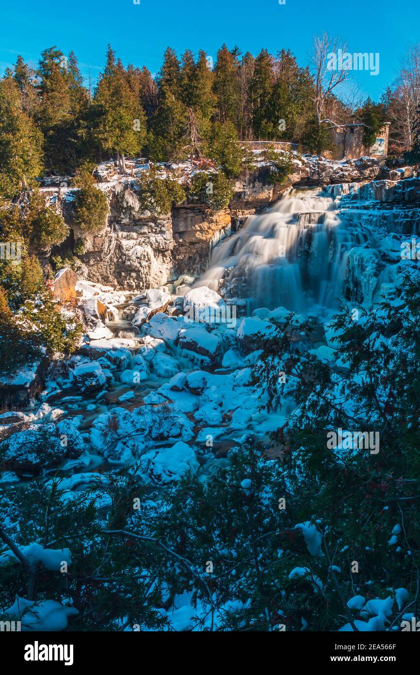 Inglis Falls Conservation Area Owen Sound Ontario Canada Stock Photo ...