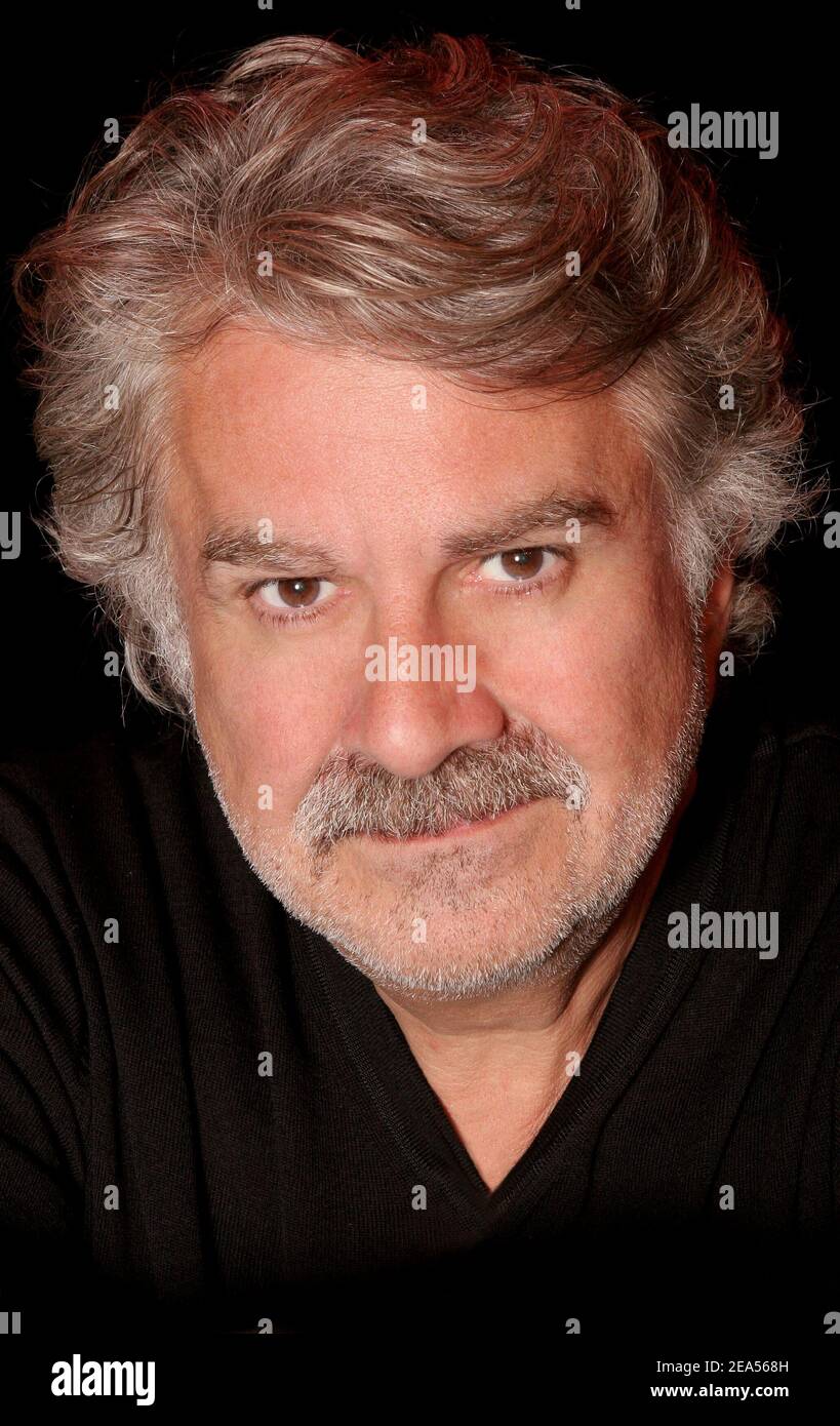 EXCLUSIVE. French humorist Roland Magdane poses for our photographer in ...