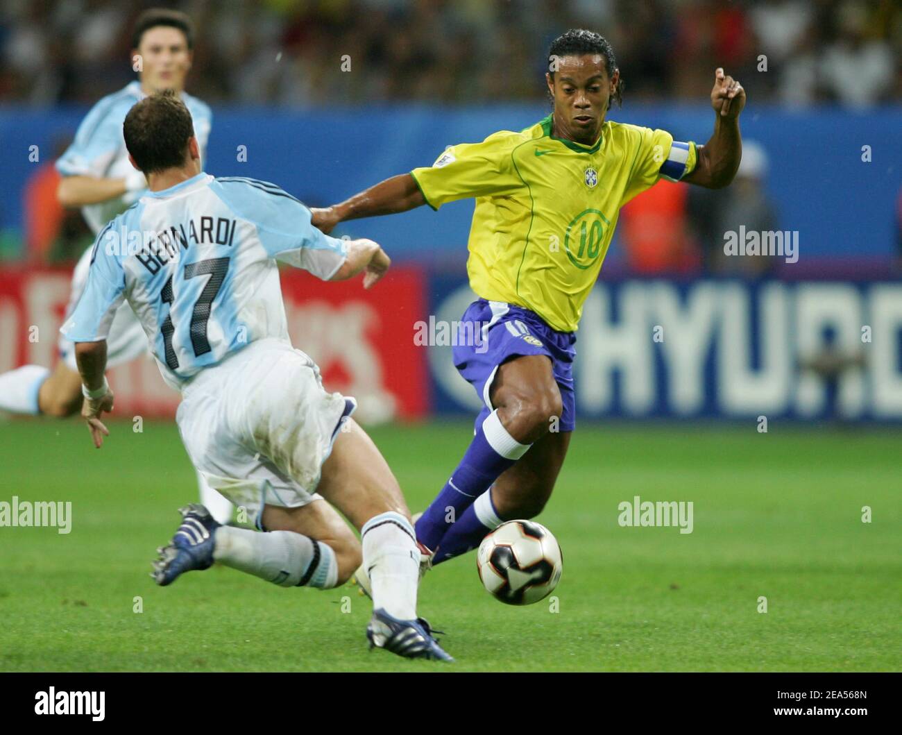 Brazil's Ronaldinho during the Confederations Cup tournament Argentina ...