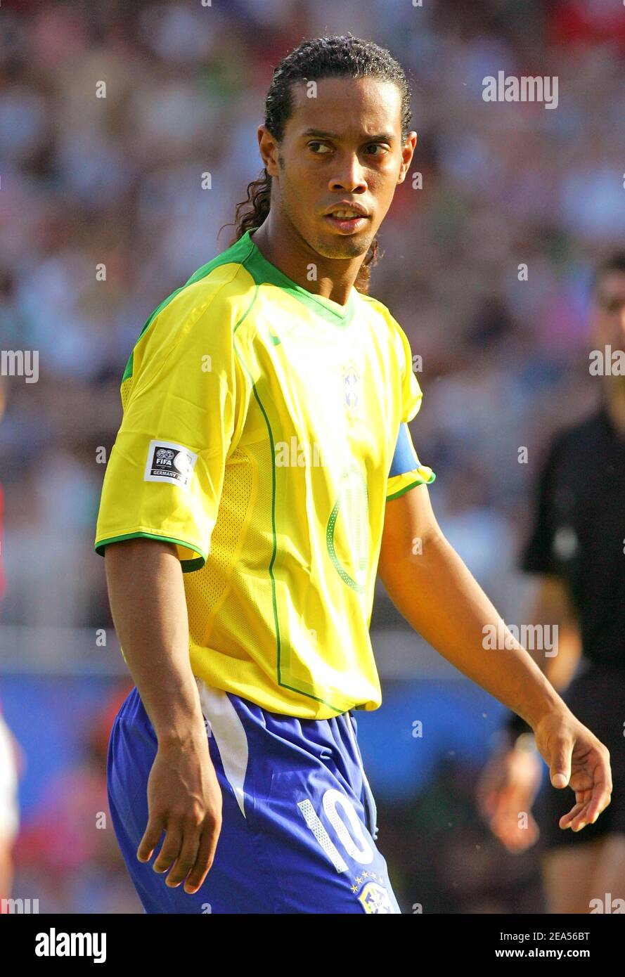 Brazil's Ronaldinho during the Confederations Cup tournament Germany vs ...