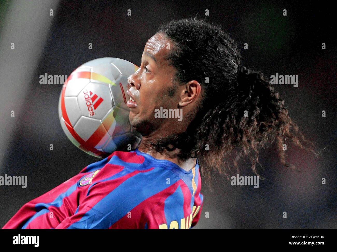 Barcelona's Ronaldinho during Spanish Primera League, FC Barcelona vs ...