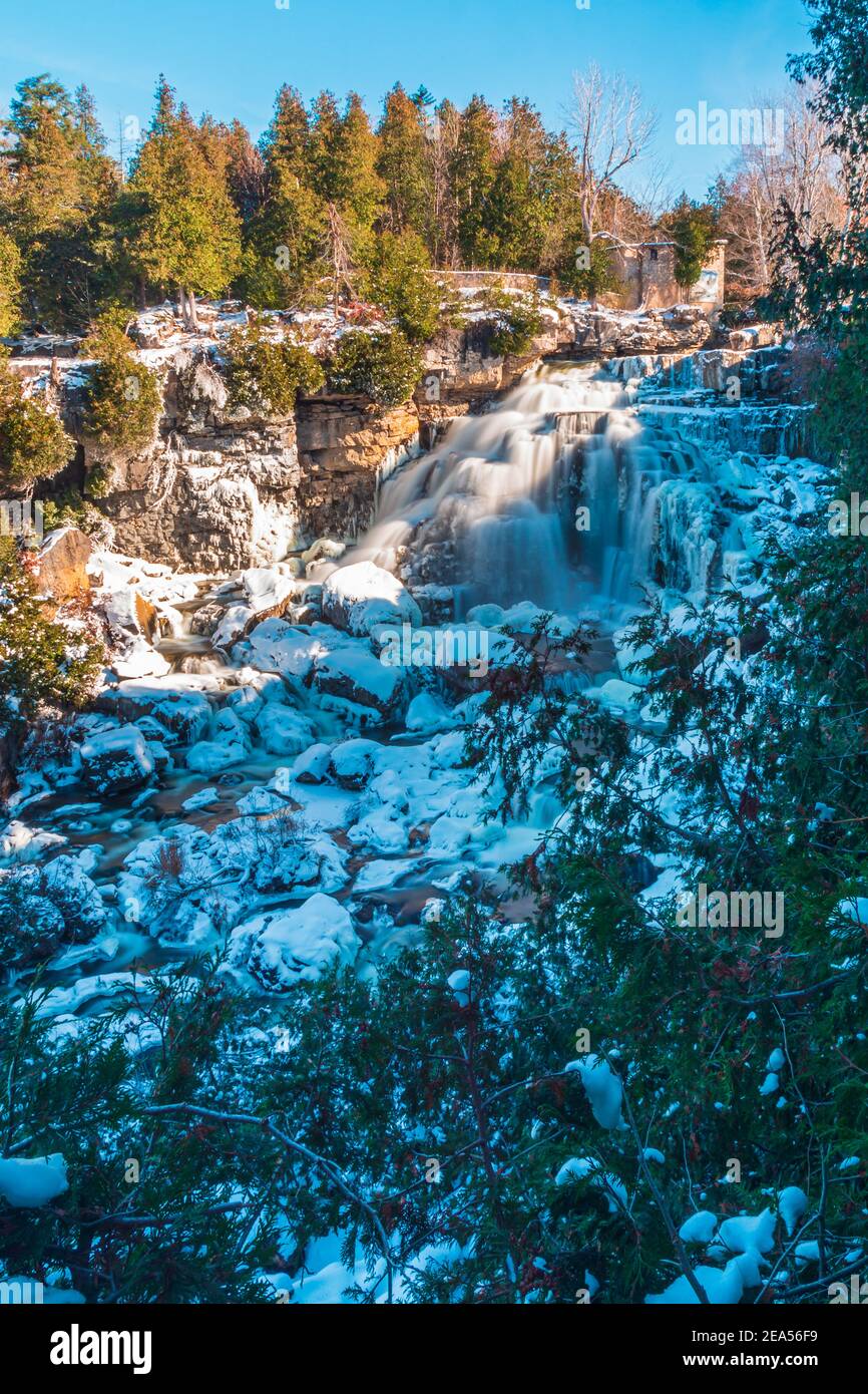 Inglis Falls Conservation Area Owen Sound Ontario Canada Stock Photo ...