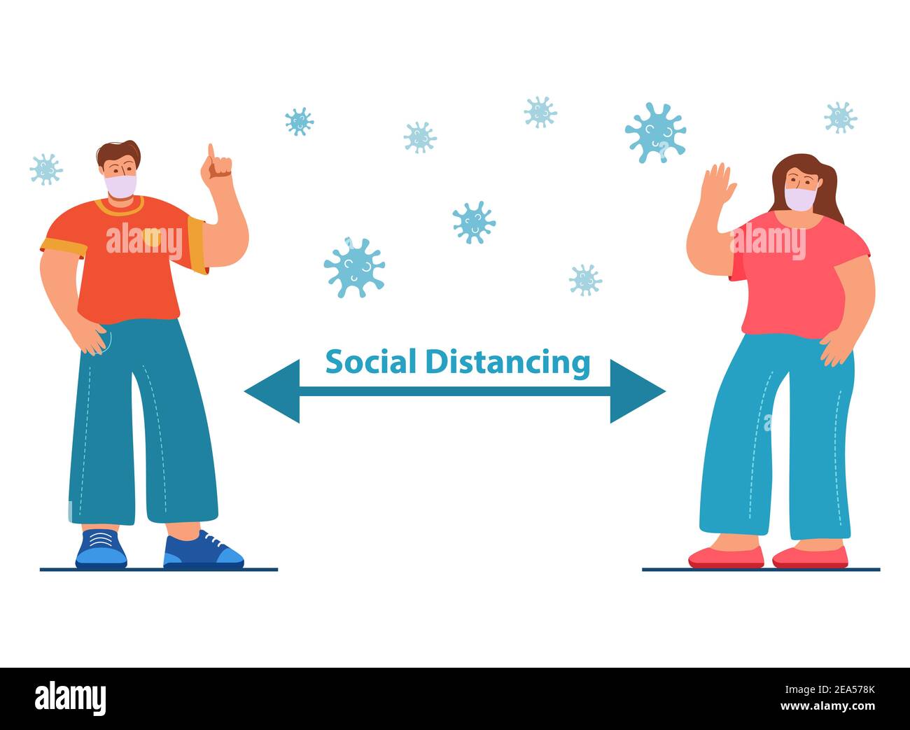 People keeping distance for infection.Distance in public society ...