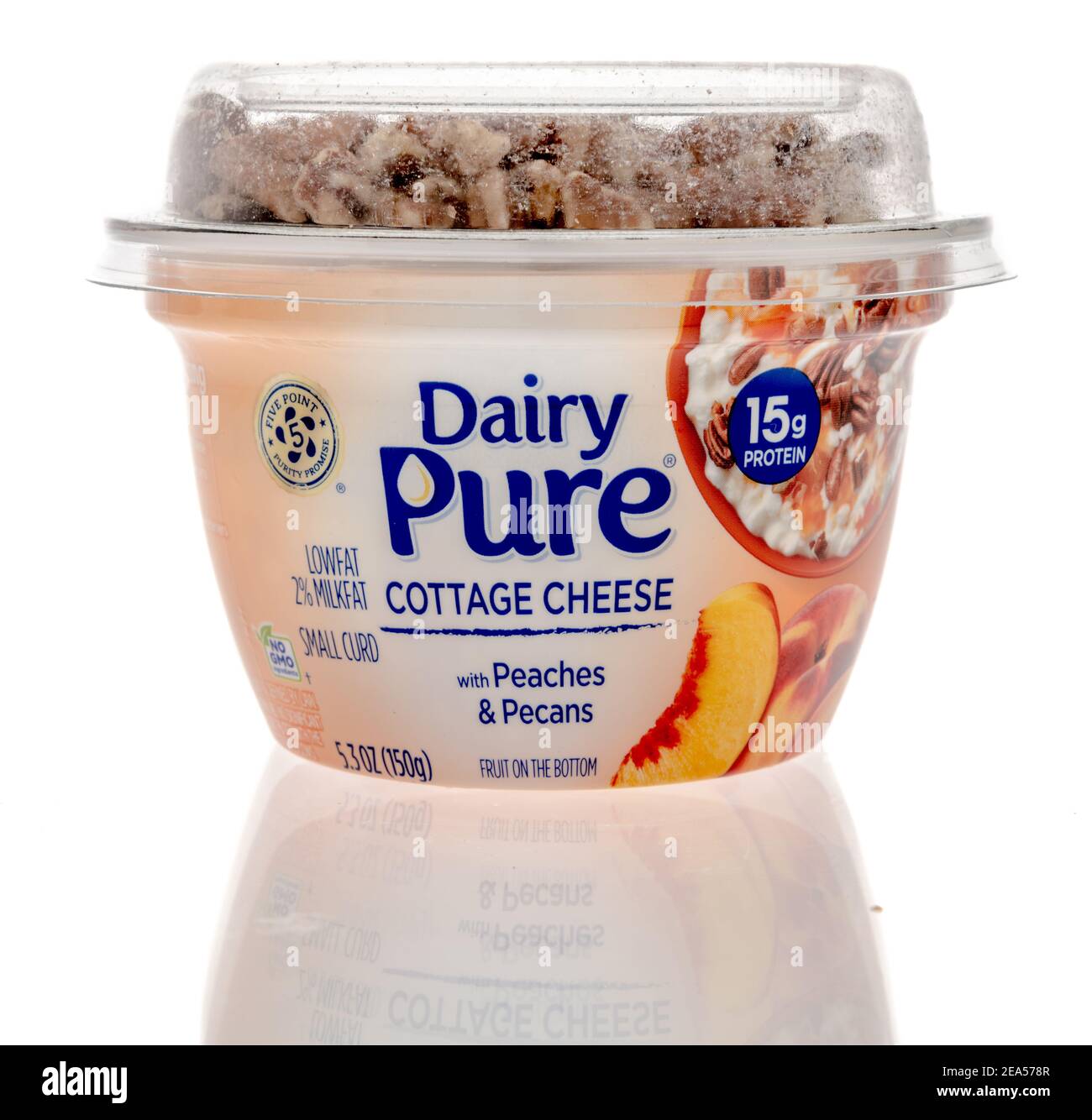 Container of cottage cheese hi-res stock photography and images - Alamy
