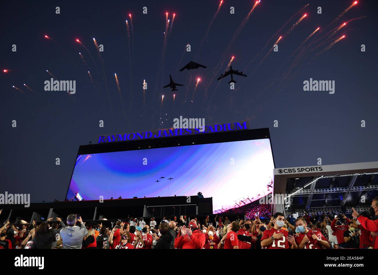 Raymond james stadium flyover hi-res stock photography and images - Alamy