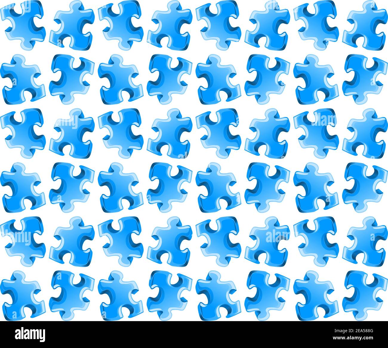 Blue puzzle seamless background for abstract design Stock Vector Image ...