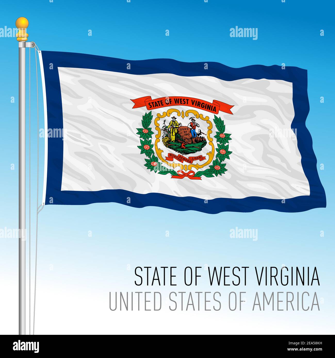 Virginia state vector vectors hi-res stock photography and images - Alamy
