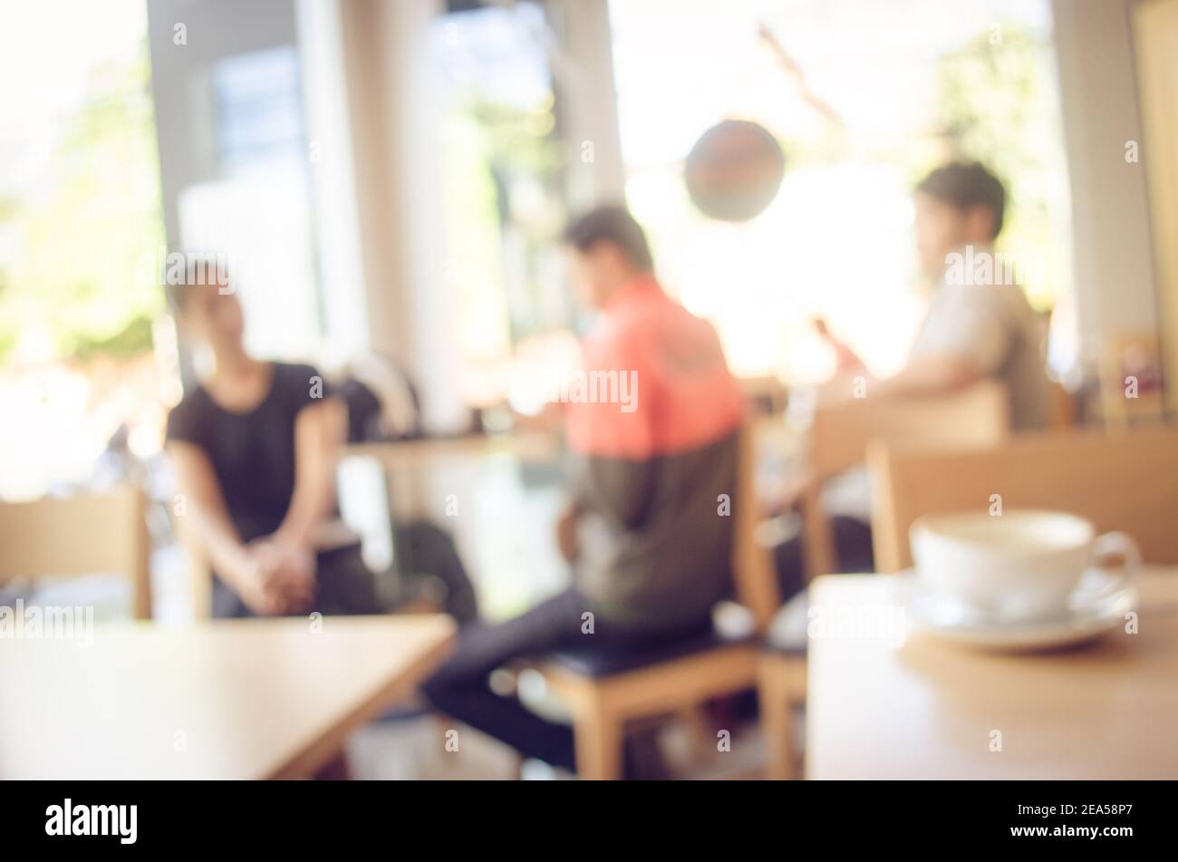 Coffee Shop Blurred background Stock Photo - Alamy