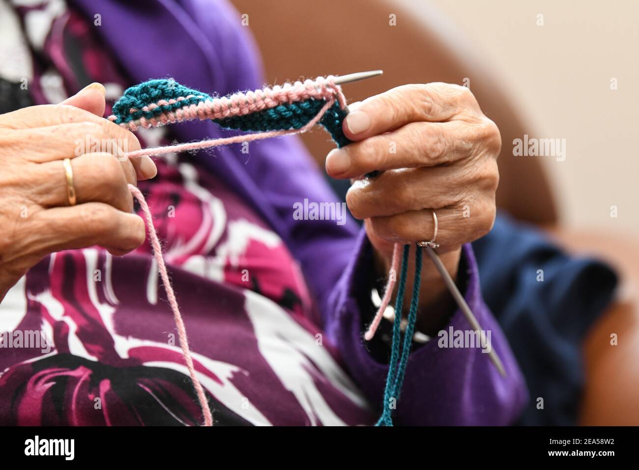 Daily activities of old person hi-res stock photography and images - Alamy