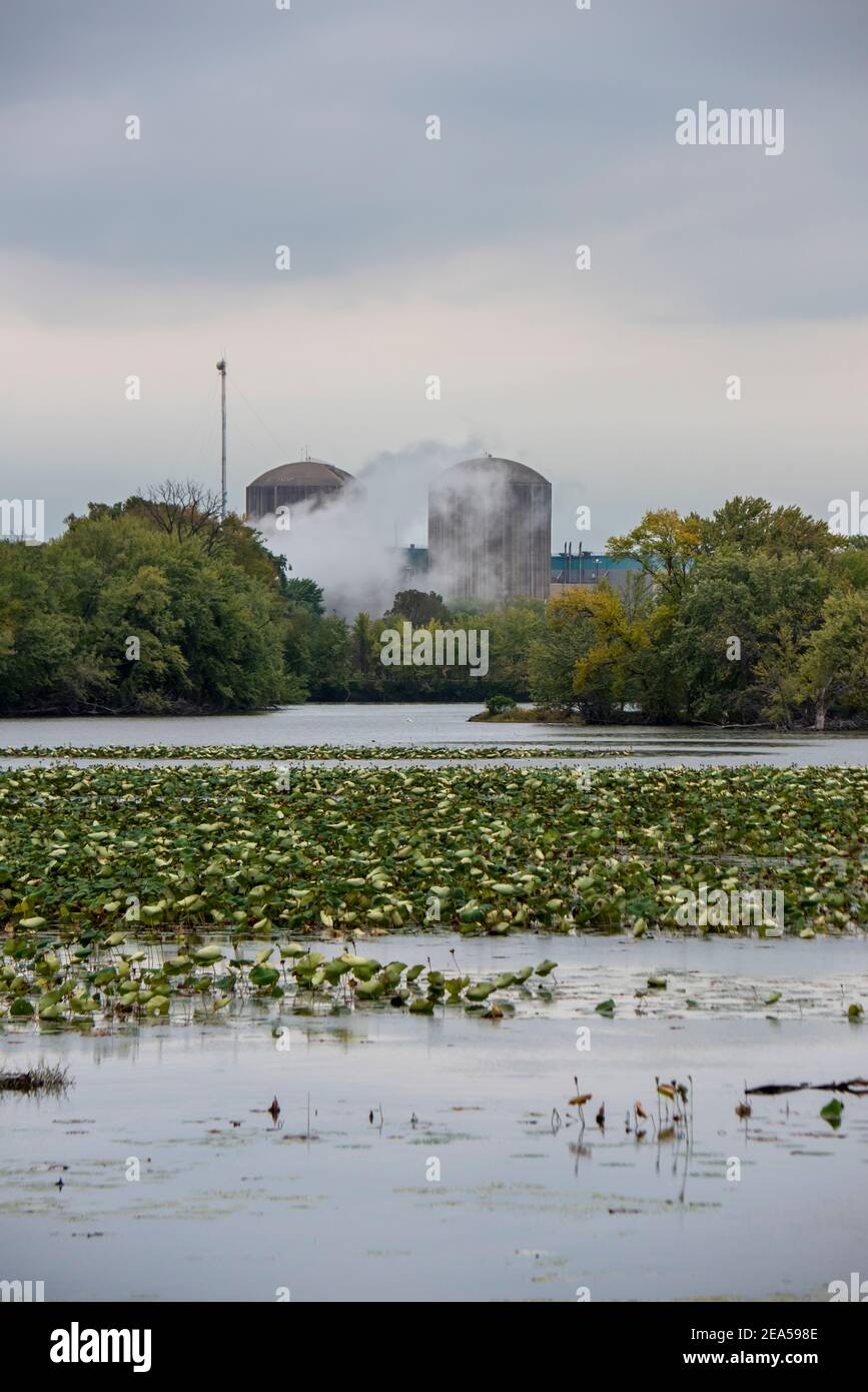 Red wing, Minnesota. The Prairie Island Nuclear Generating Plant is an ...