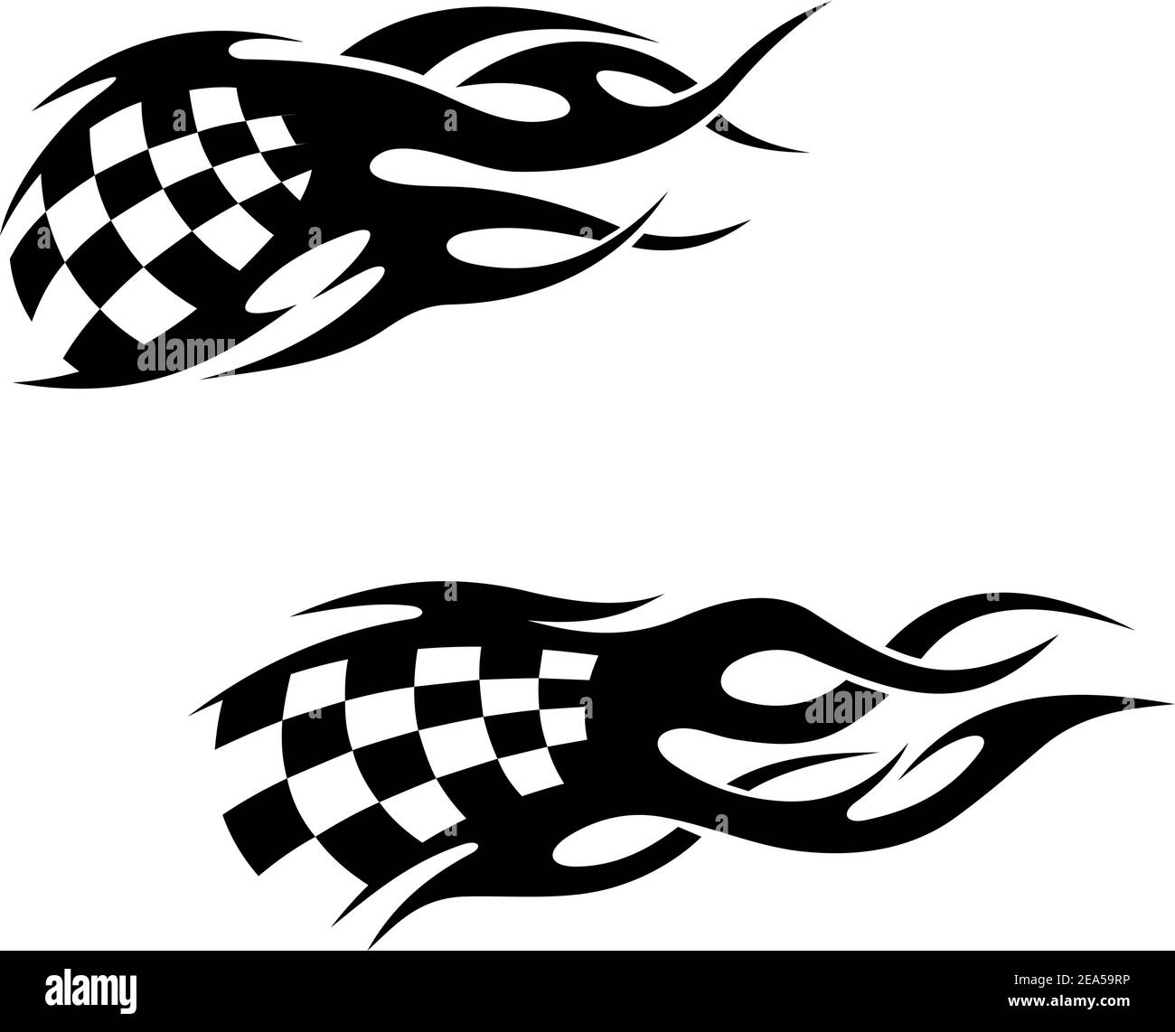 Race flag icon in Black and White Stock Photos & Images - Alamy