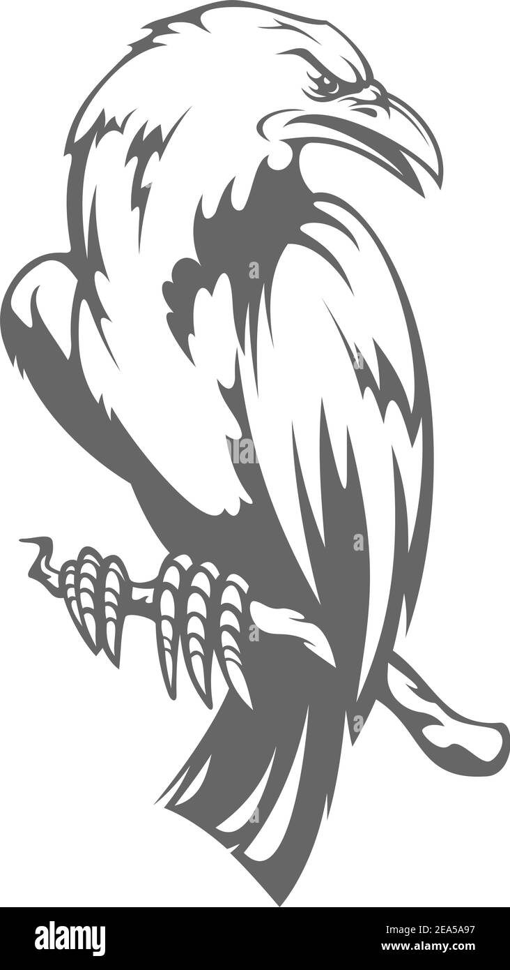 Halloween cartoon raven horror Cut Out Stock Images & Pictures - Alamy