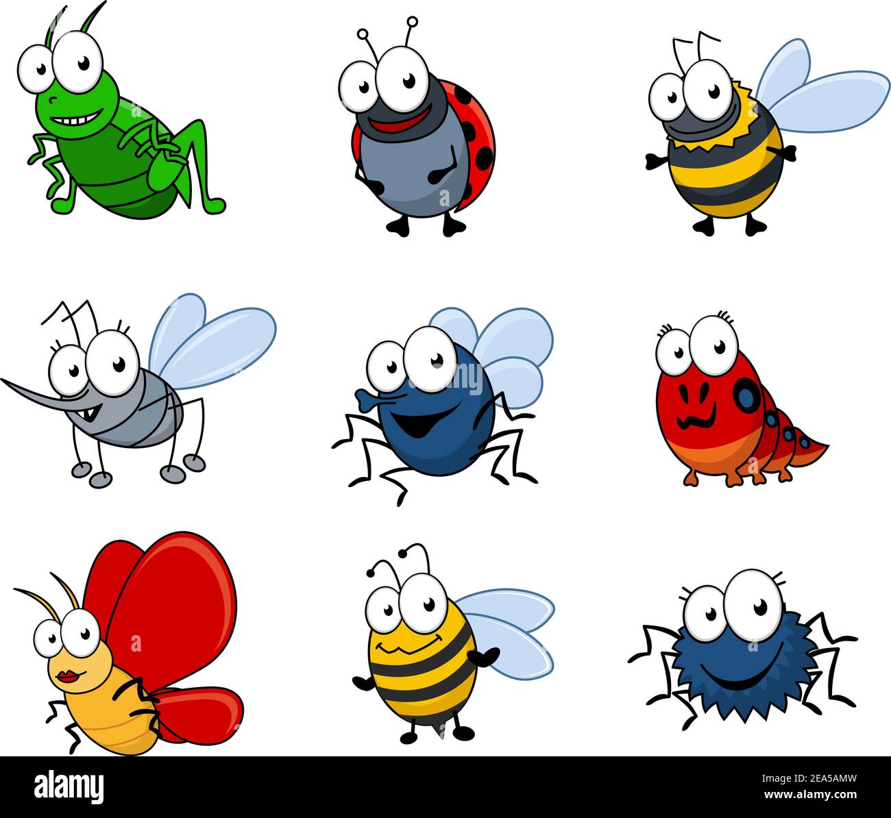 Cartoon Insects High Resolution Stock Photography and Images - Alamy