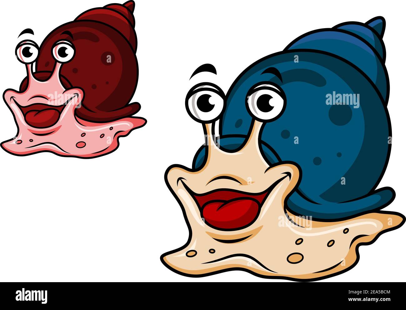 Black silhouette slug cartoon hi-res stock photography and images - Alamy