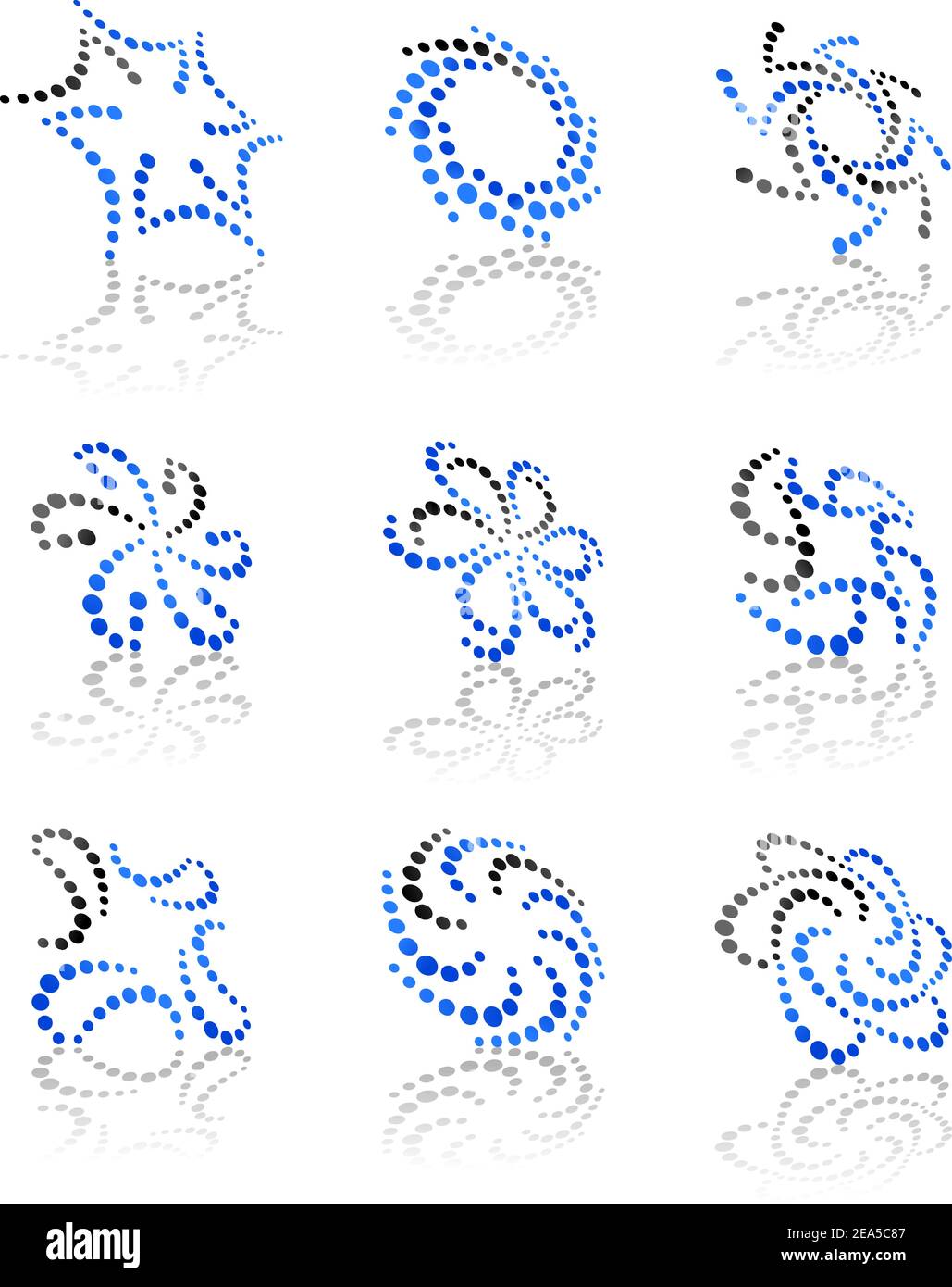 Abstract pictograms, icons and symbols set for business design Stock ...