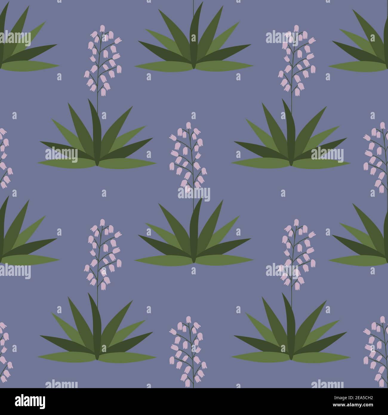 Seamless white flowers vector yucca pattern Stock Vector Image & Art ...