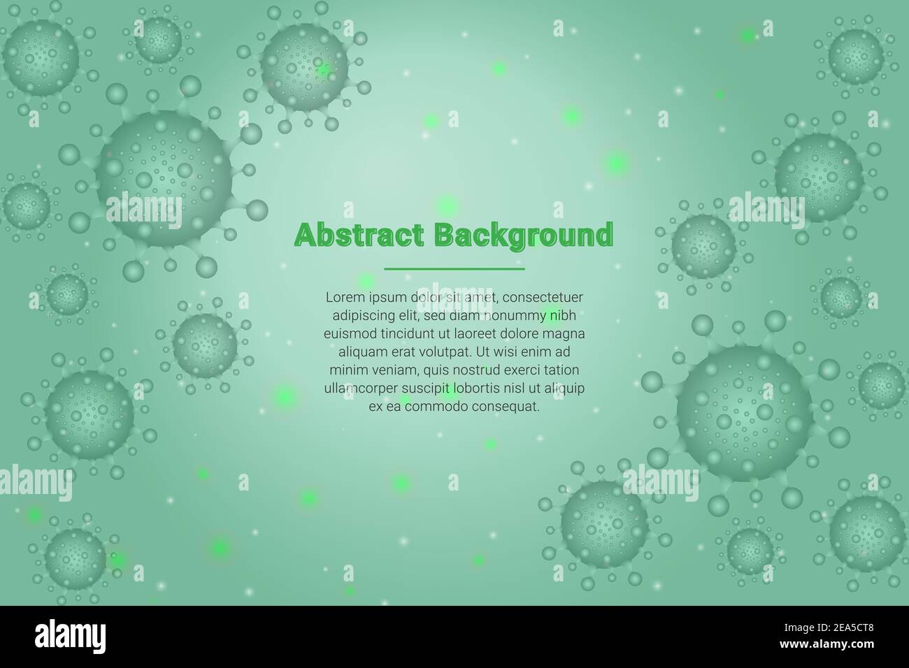 Green virus background Stock Vector Image & Art - Alamy