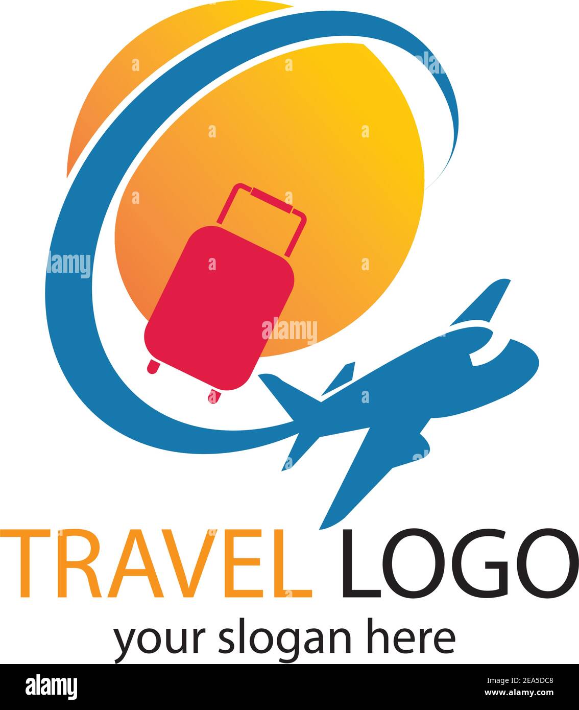 Travel logo vector icon design template-vector Stock Vector Image & Art ...