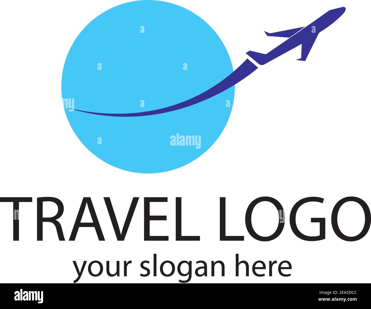Travel logo vector icon design template-vector Stock Vector Image & Art ...