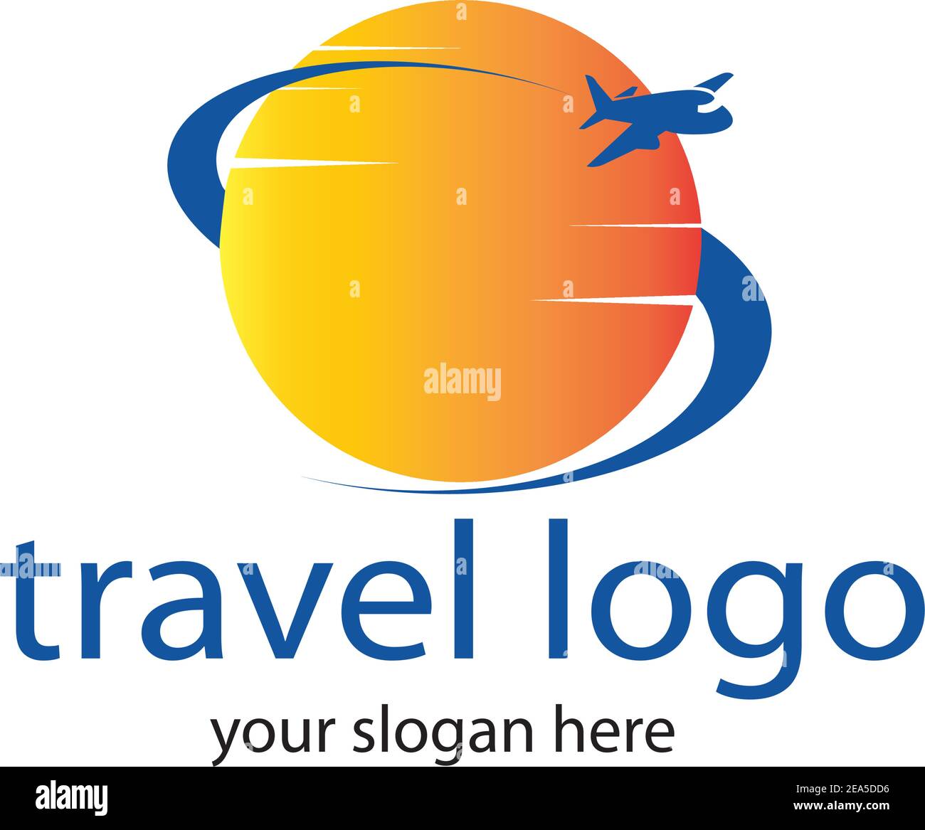 Travel logo vector icon design template-vector Stock Vector Image & Art ...