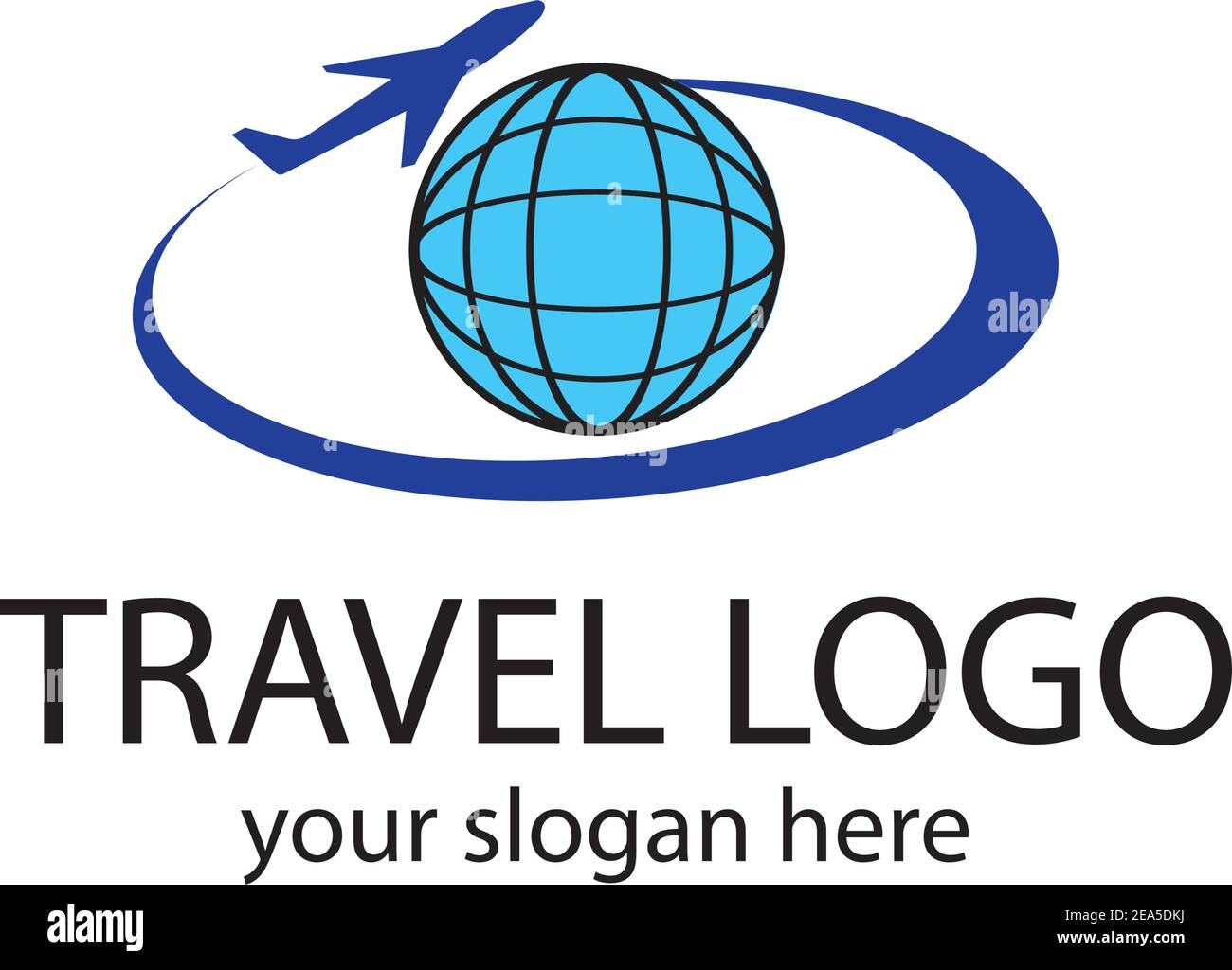 Travel logo vector icon design template-vector Stock Vector Image & Art ...