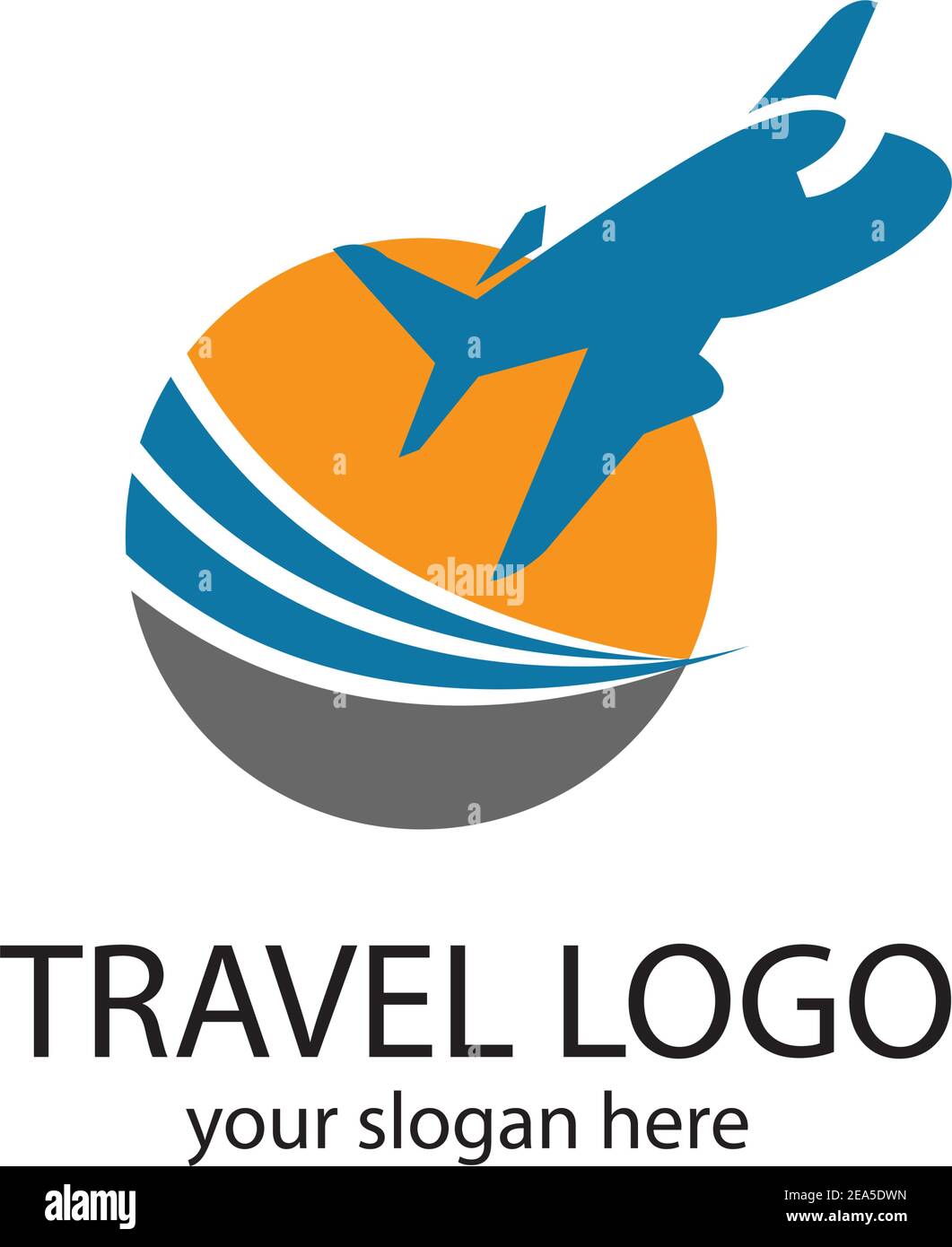 Travel logo vector icon design template-vector Stock Vector Image & Art ...