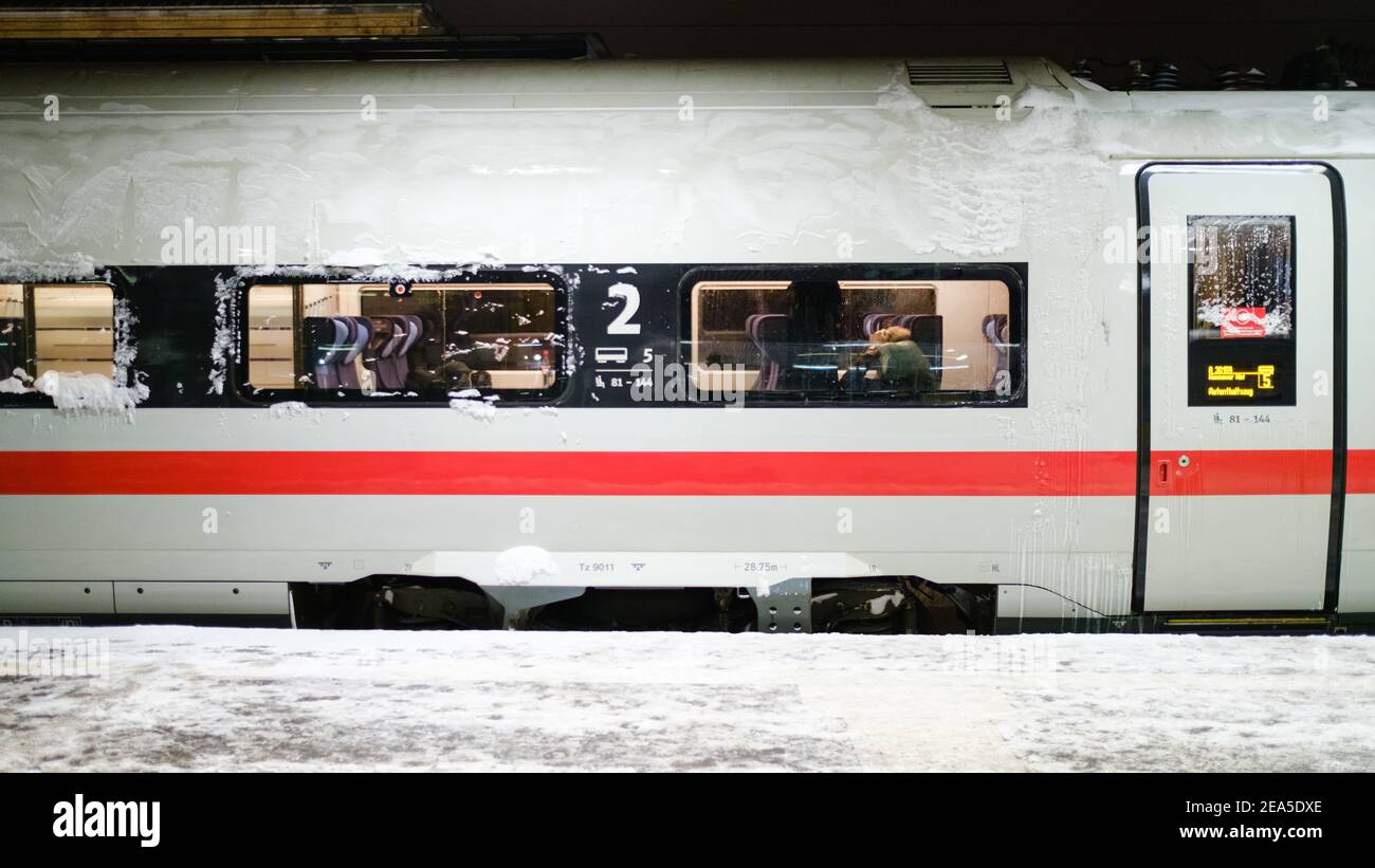 Stranded snow train station hi-res stock photography and images - Alamy