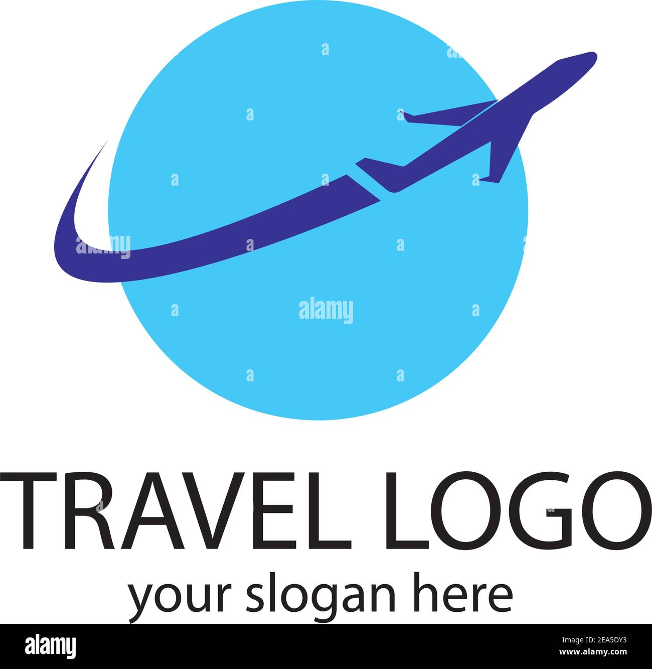 Travel logo vector icon design template-vector Stock Vector Image & Art ...
