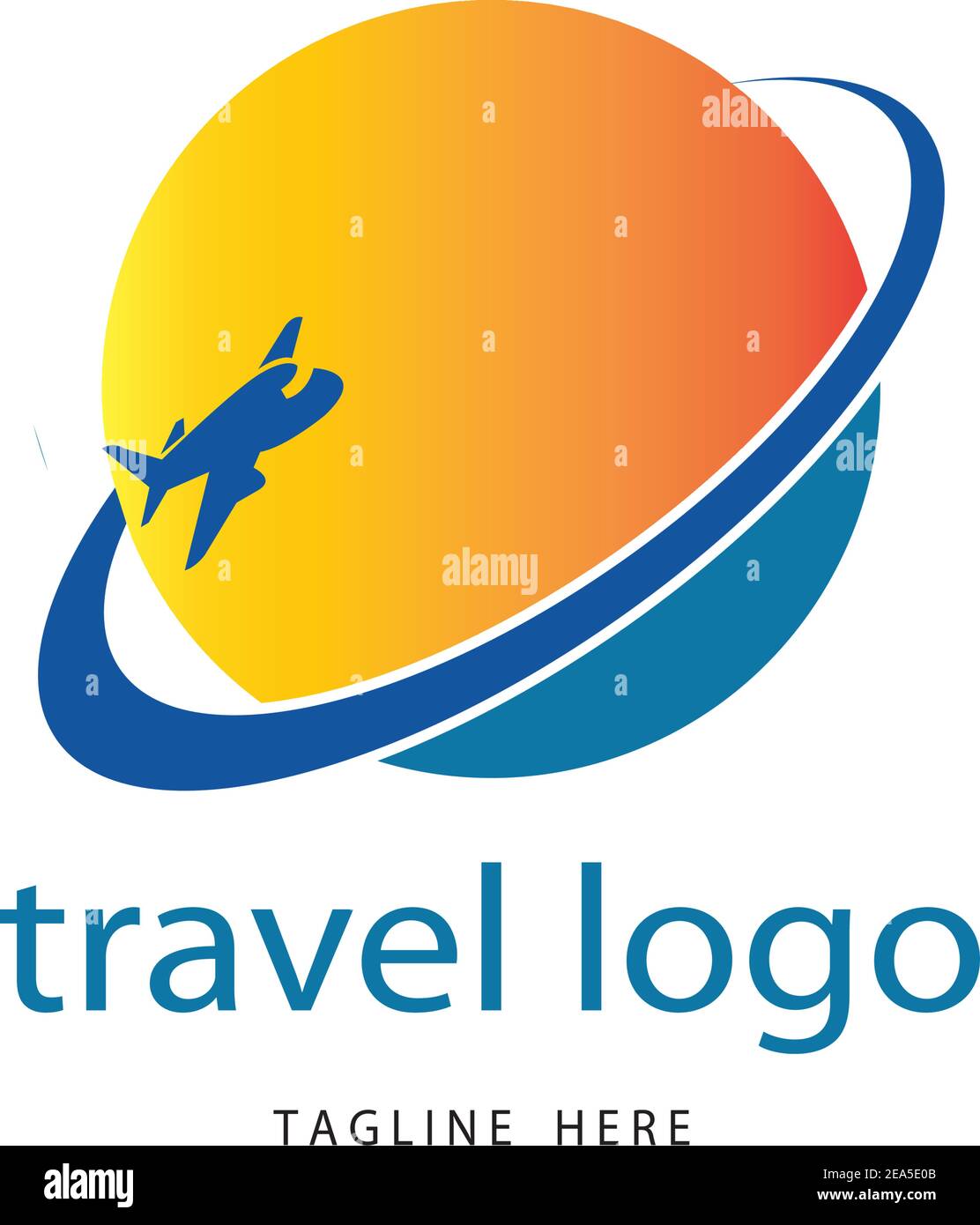 Travel logo vector icon design template-vector Stock Vector Image & Art ...