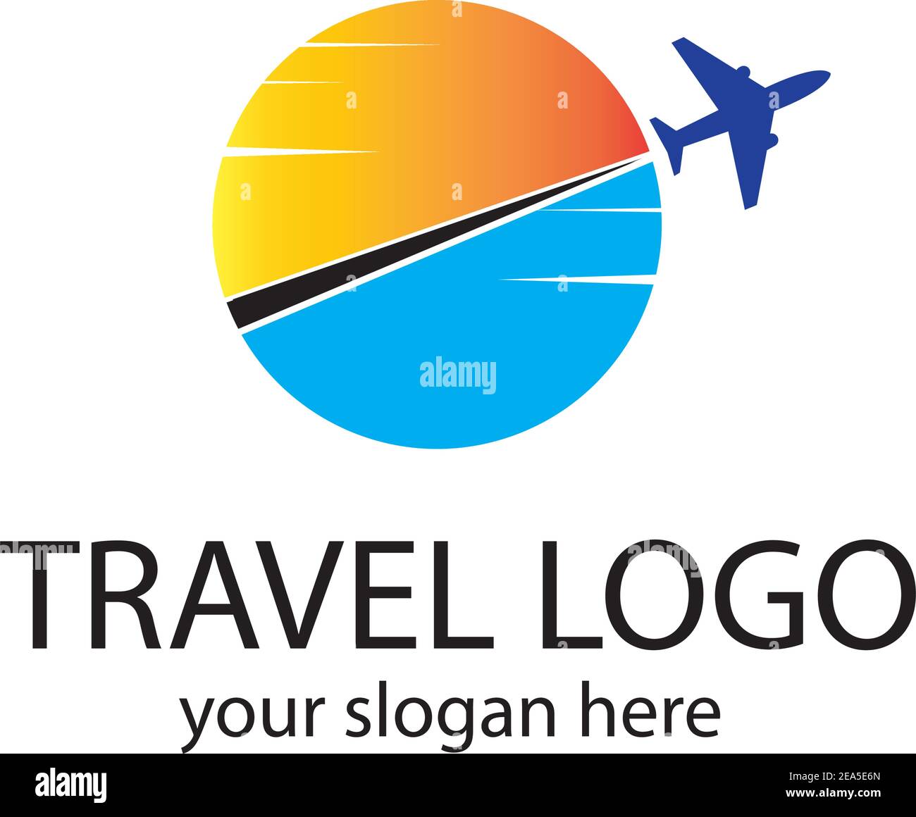 Travel logo vector icon design template-vector Stock Vector Image & Art ...