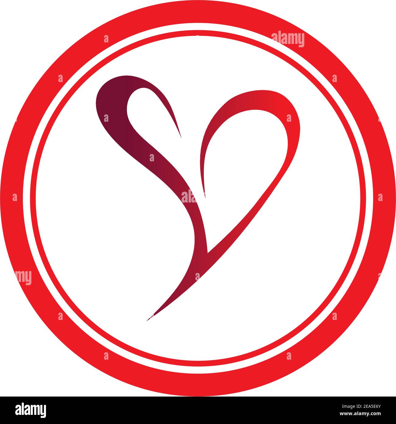 Heart Icon Vector. Perfect Love symbol Stock Vector Image & Art - Alamy