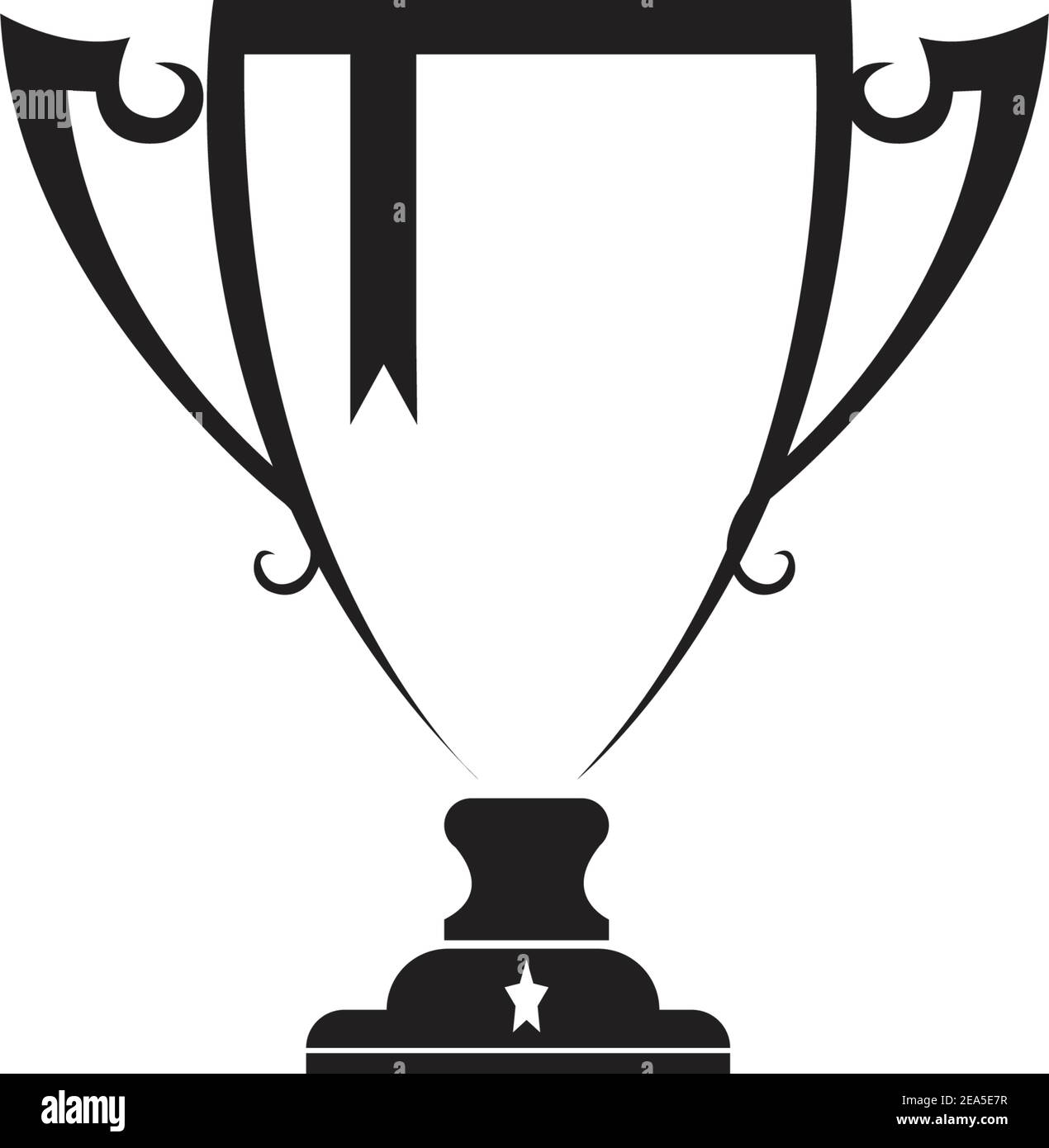 trophy icon vector illustration design template Stock Vector Image ...