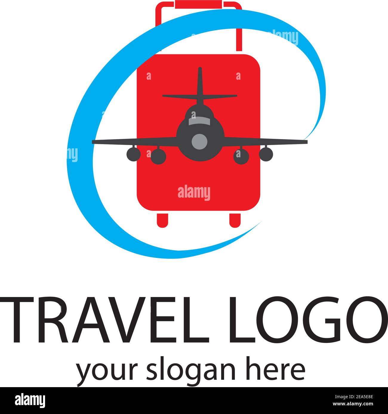 Travel logo vector icon design template-vector Stock Vector Image & Art ...