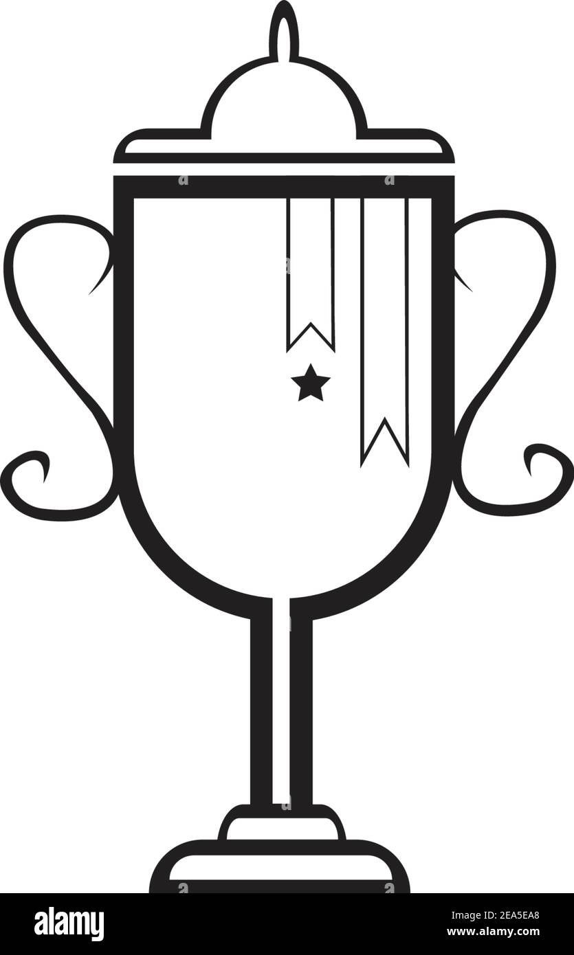 trophy icon vector illustration design template Stock Vector Image ...