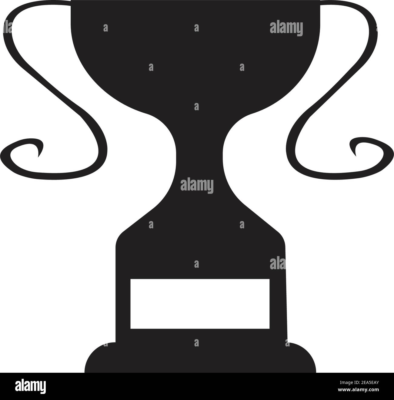 trophy icon vector illustration design template Stock Vector Image ...