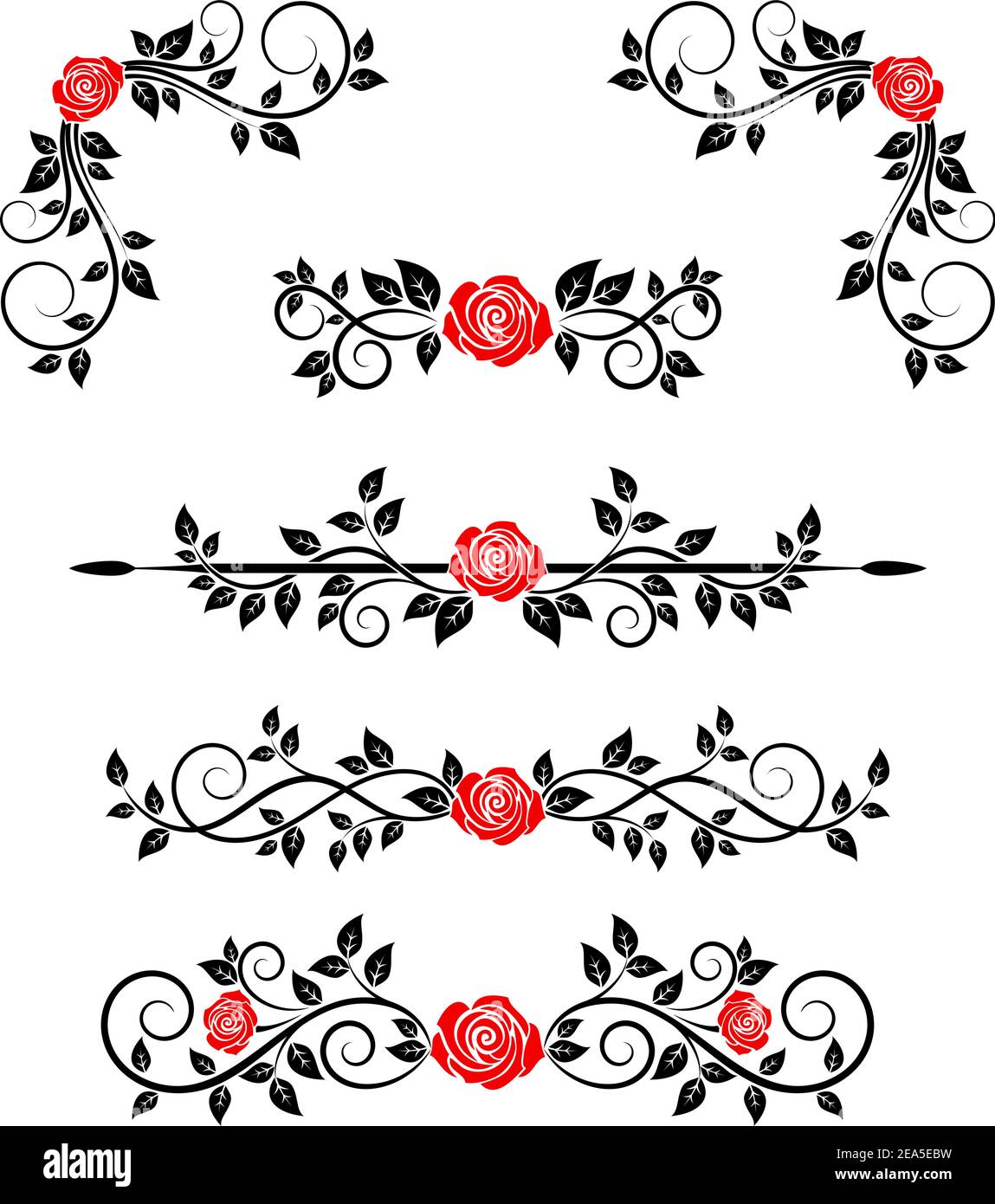 Embellishments vector vectors hi-res stock photography and images - Alamy