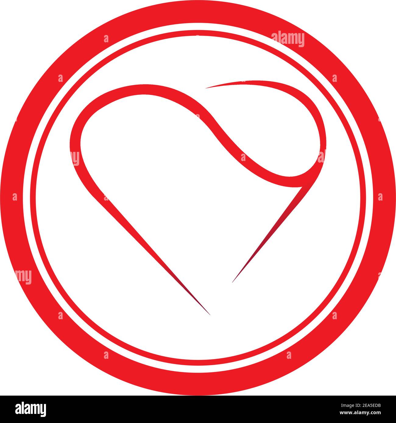 Heart Icon Vector. Perfect Love symbol Stock Vector Image & Art - Alamy