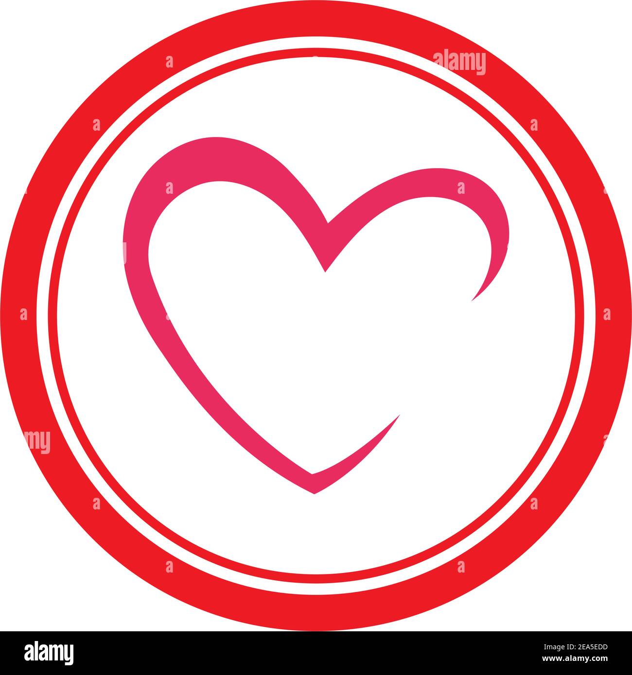 Heart Icon Vector. Perfect Love symbol Stock Vector Image & Art - Alamy