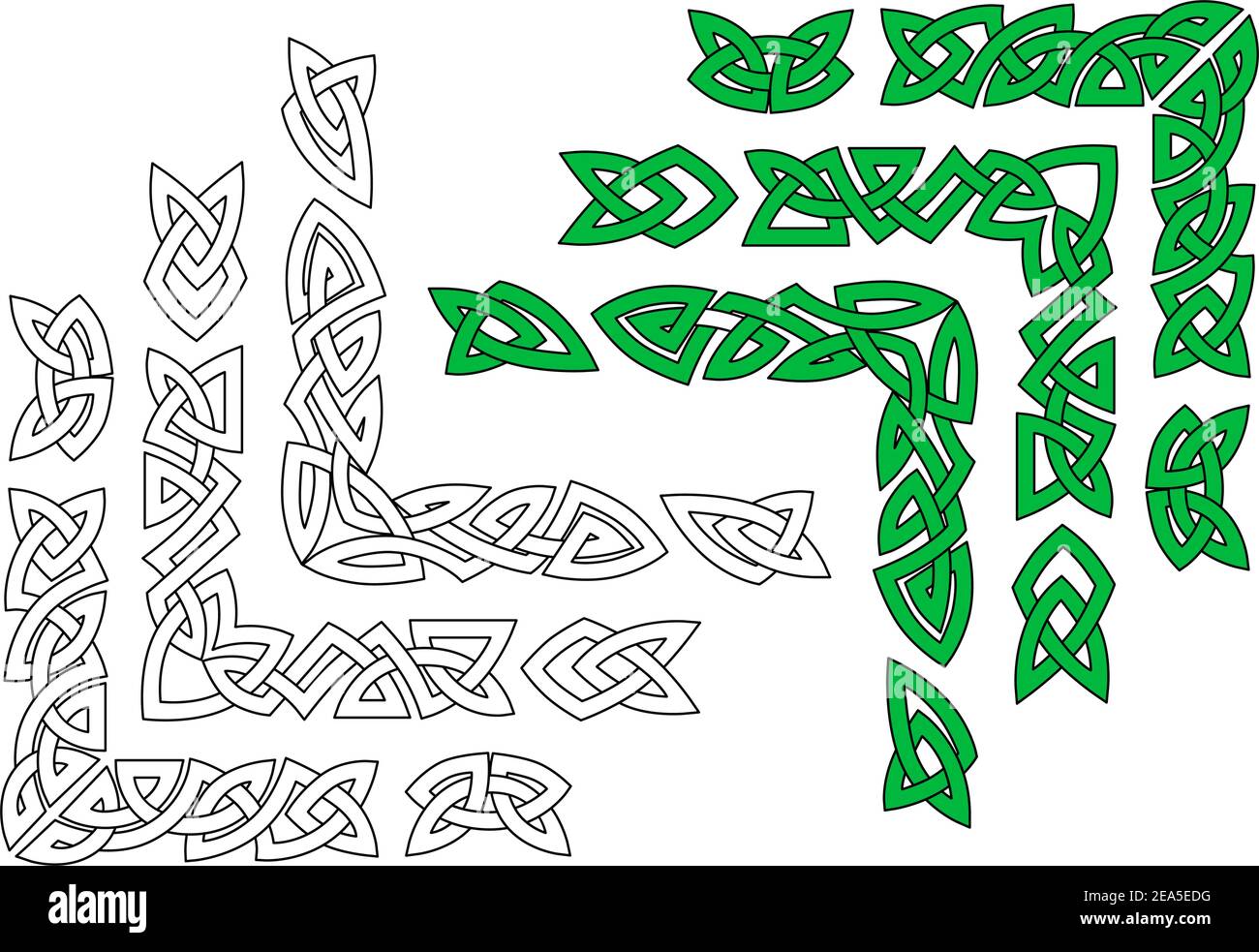 Celtic border patterns hi-res stock photography and images - Alamy