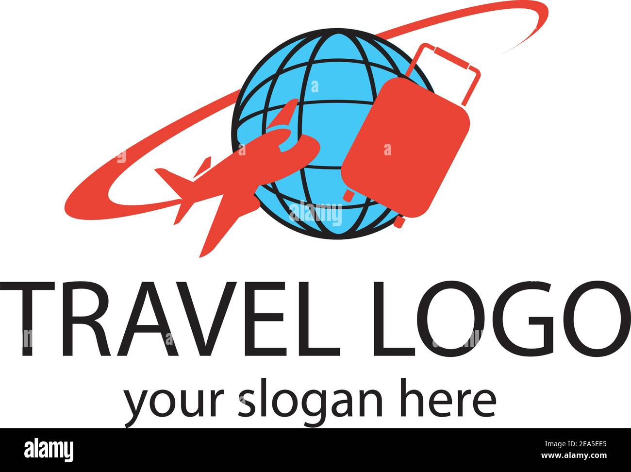 Travel logo vector icon design template-vector Stock Vector Image & Art ...