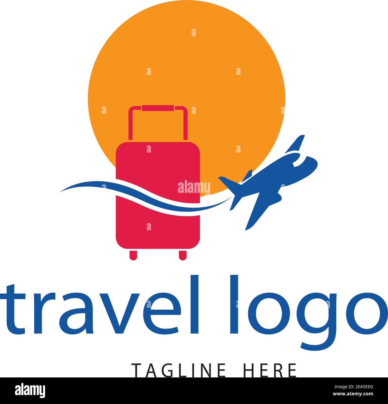Travel logo vector icon design template-vector Stock Vector Image & Art ...