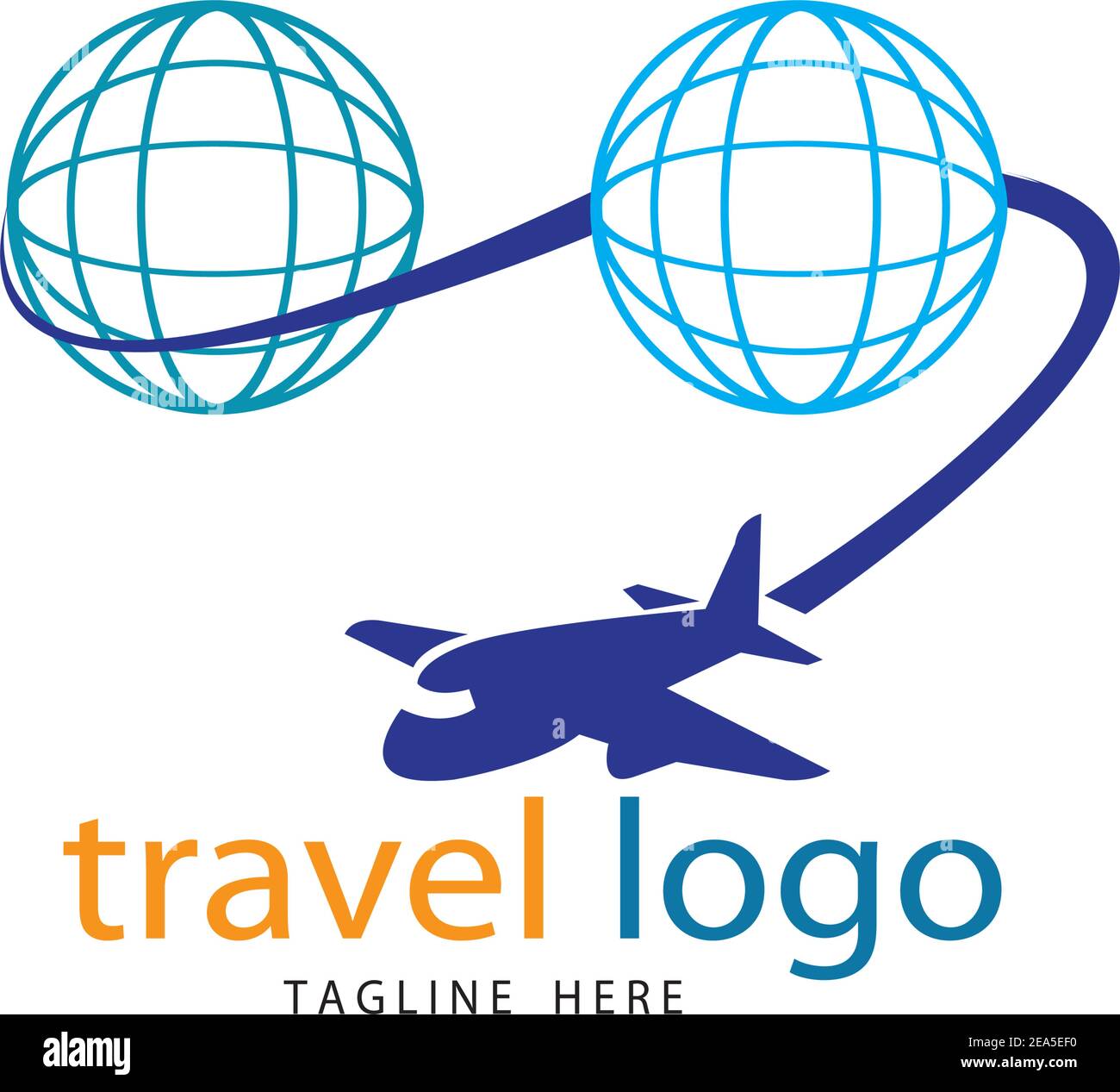 Travel logo vector icon design template-vector Stock Vector Image & Art ...