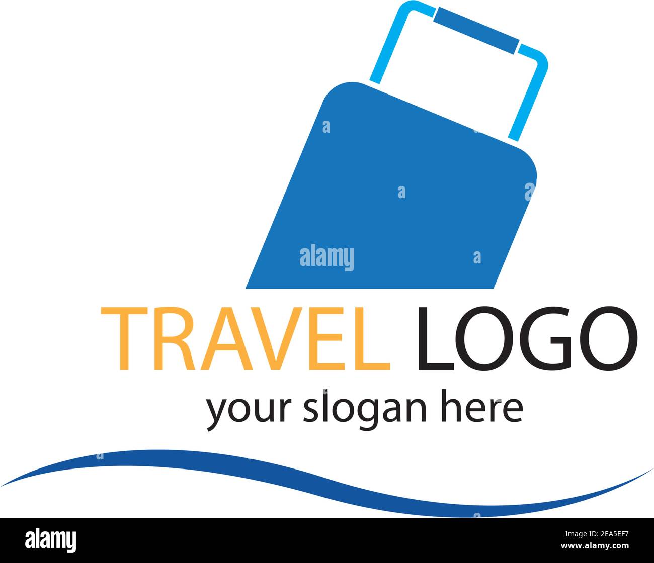 Travel logo vector icon design template-vector Stock Vector Image & Art ...