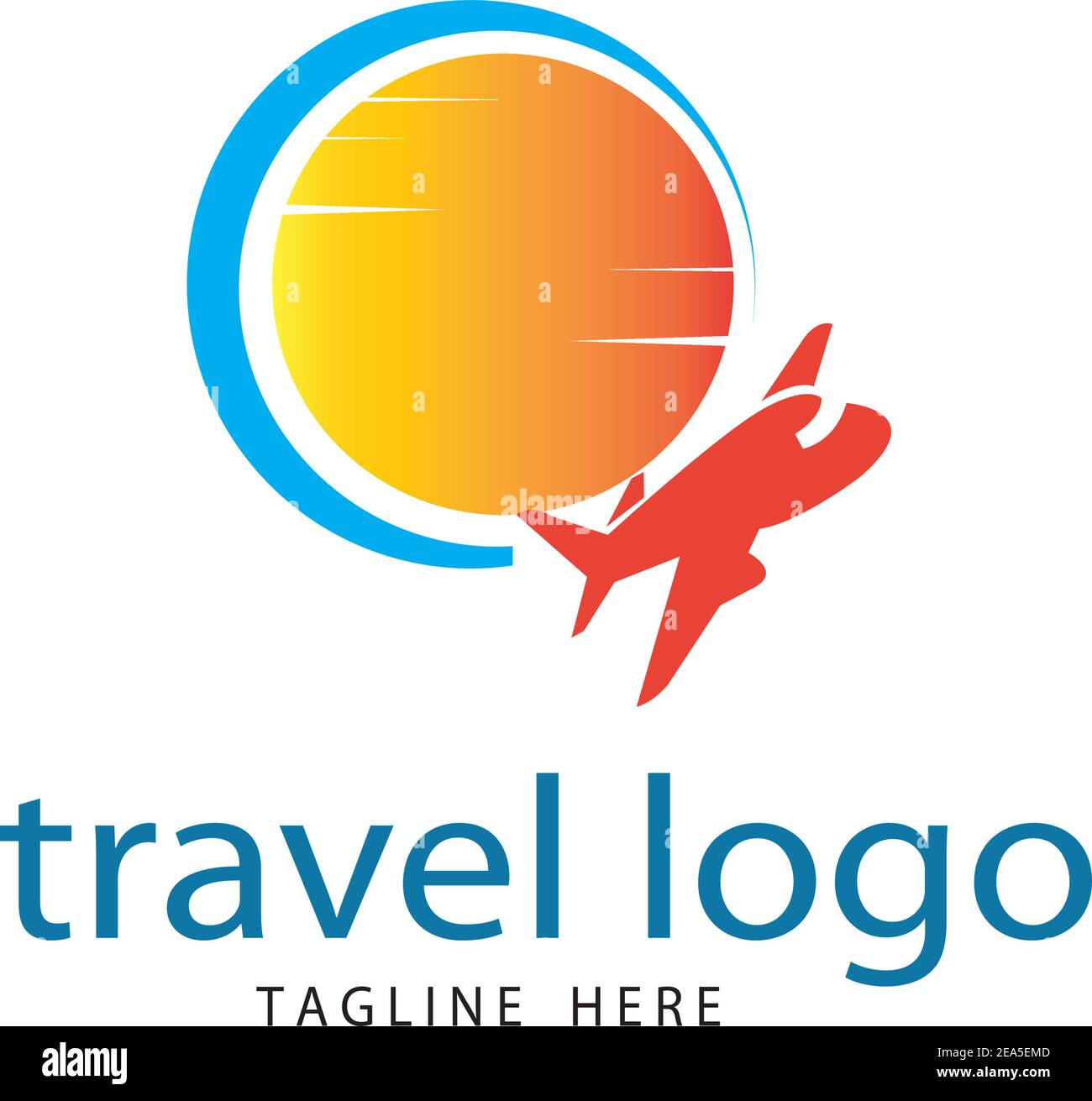 Travel logo vector icon design template-vector Stock Vector Image & Art ...