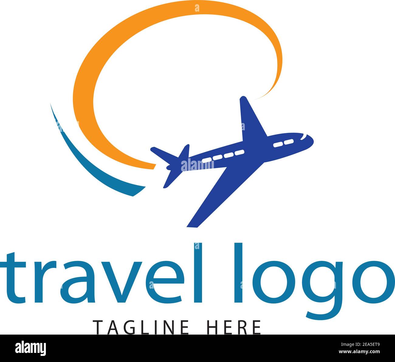 Travel logo vector icon design template-vector Stock Vector Image & Art ...