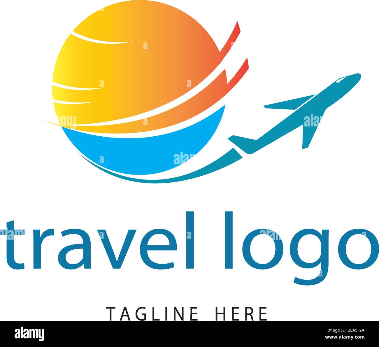 Travel logo vector icon design template-vector Stock Vector Image & Art ...