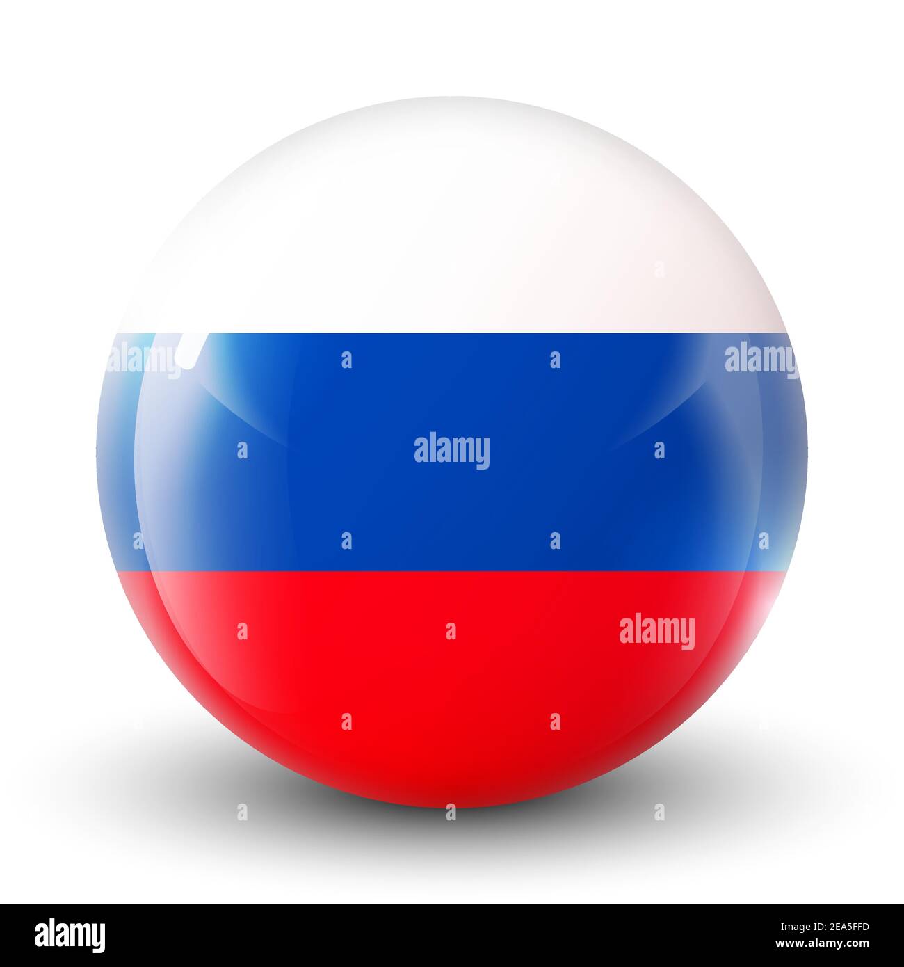 Glossy russia ball hi-res stock photography and images - Alamy