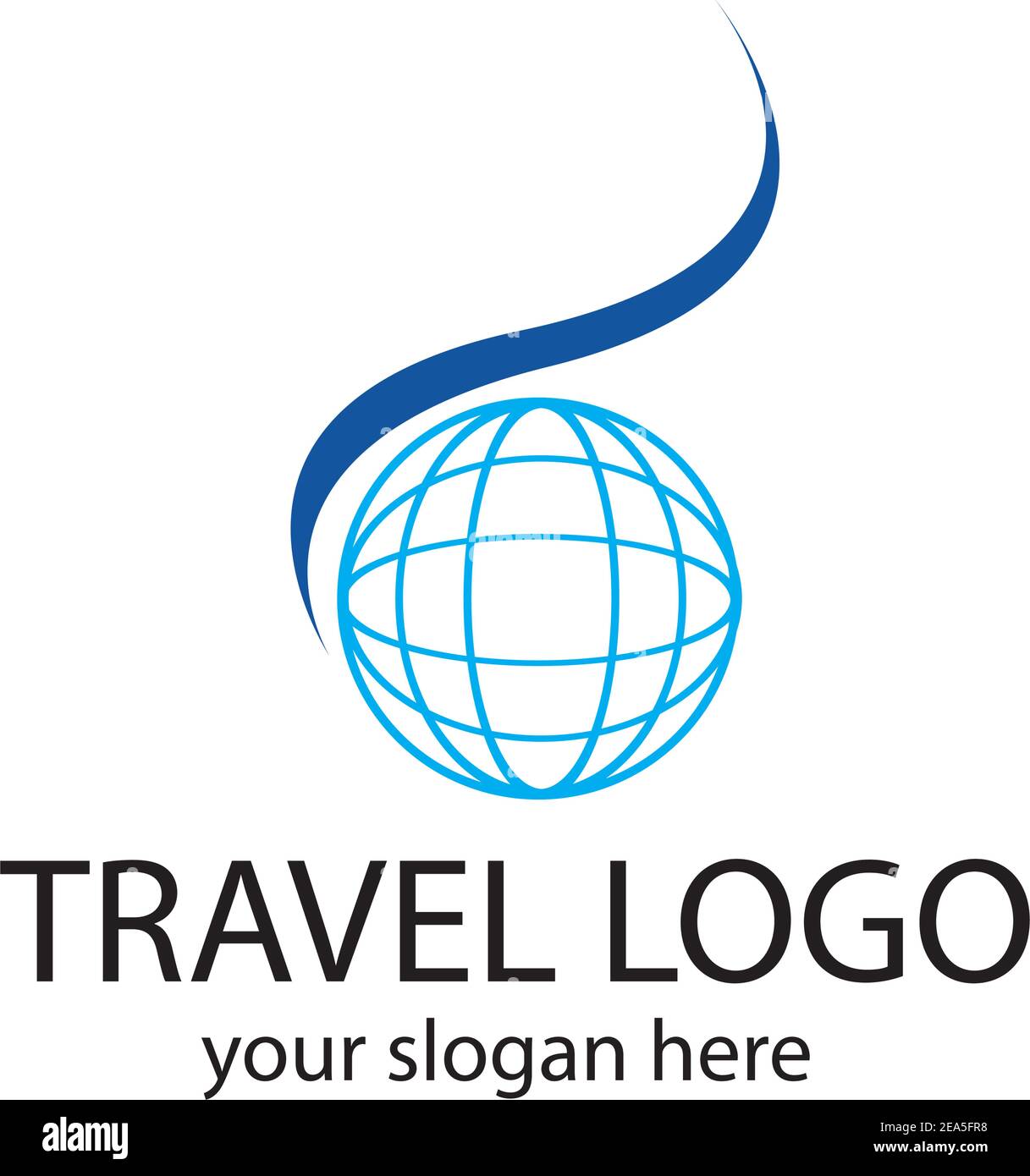 Travel logo vector icon design template-vector Stock Vector Image & Art ...