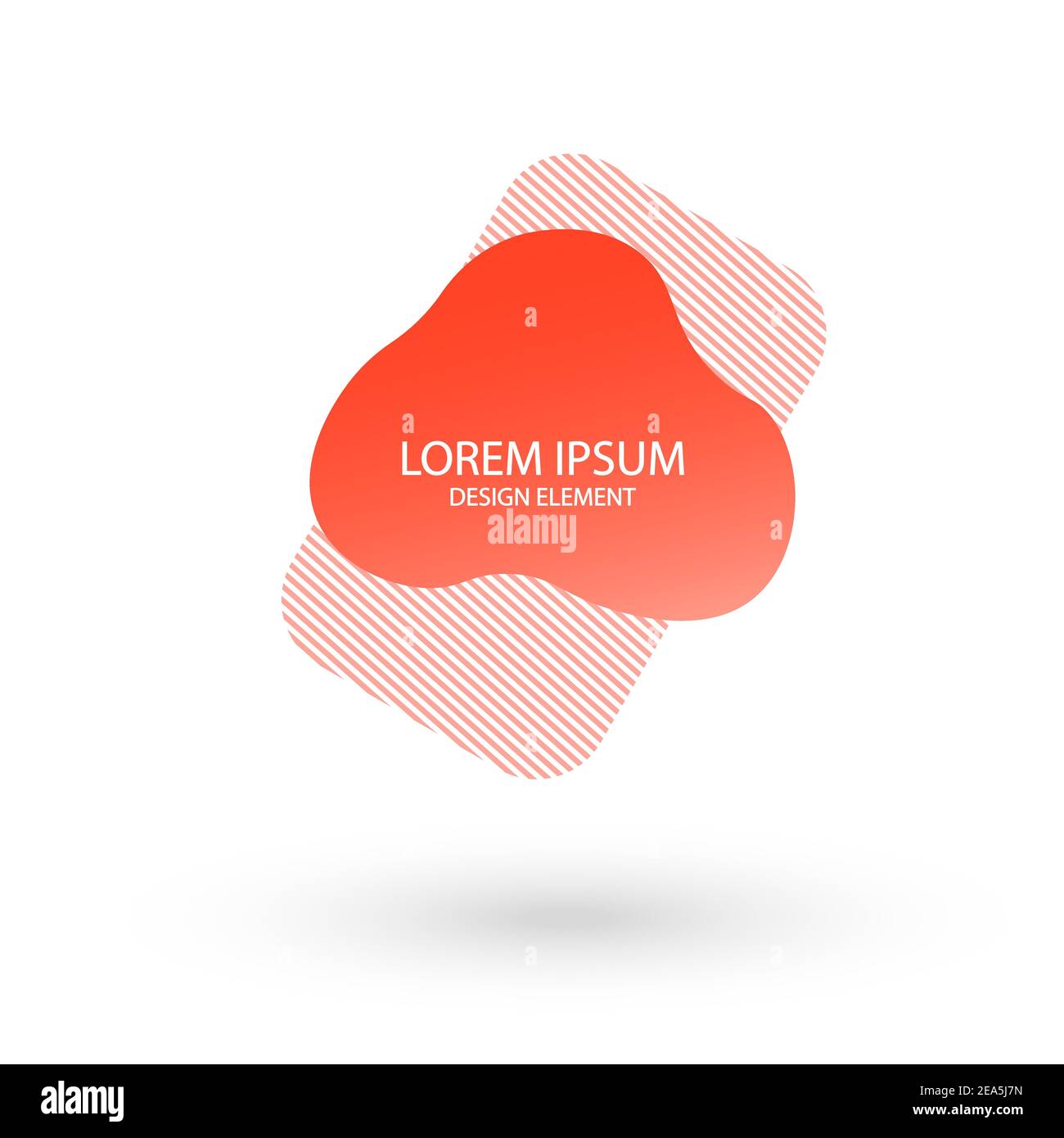 Fluid frame isolated on white background. Abstract liquid shape ...